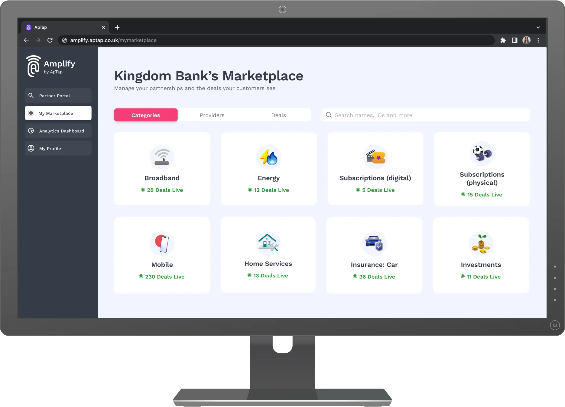 ApTap connects banks and merchants to help customers save.